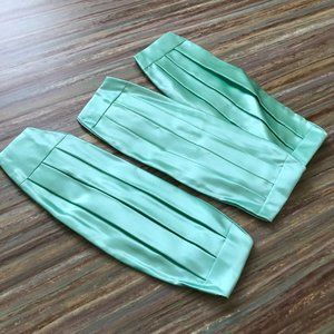 Accessories | Mint Green Satin Formal Cummerbund With Elastic Boy Sizes Choose Size | Poshmark